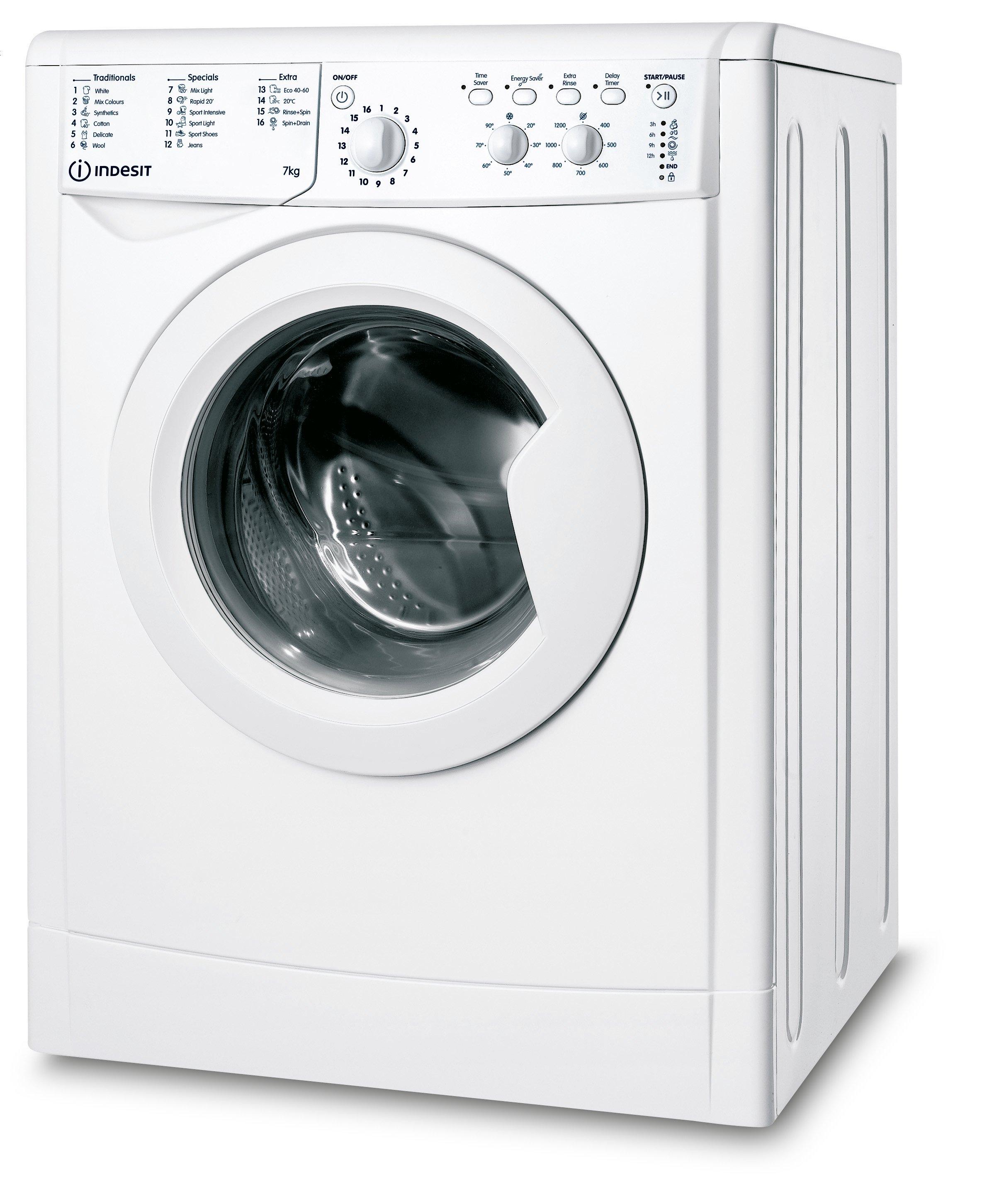 Indesit IWC71252WUKN 7kg 1200 Spin Washing Machine with Water Balance ...